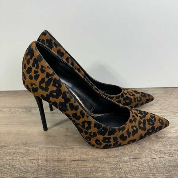 Zara | Shoes | Zara Leopard Print Heels | Poshmark